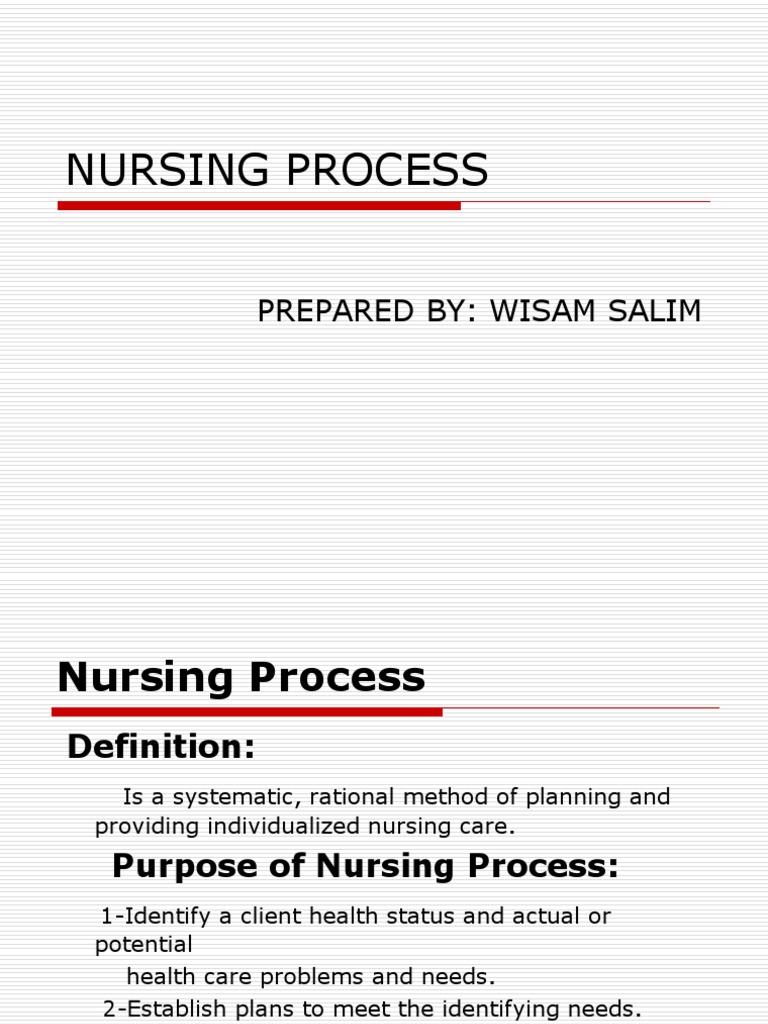 Nursing Process (Concept of Nursing) | PDF | Nursing | Medical Diagnosis