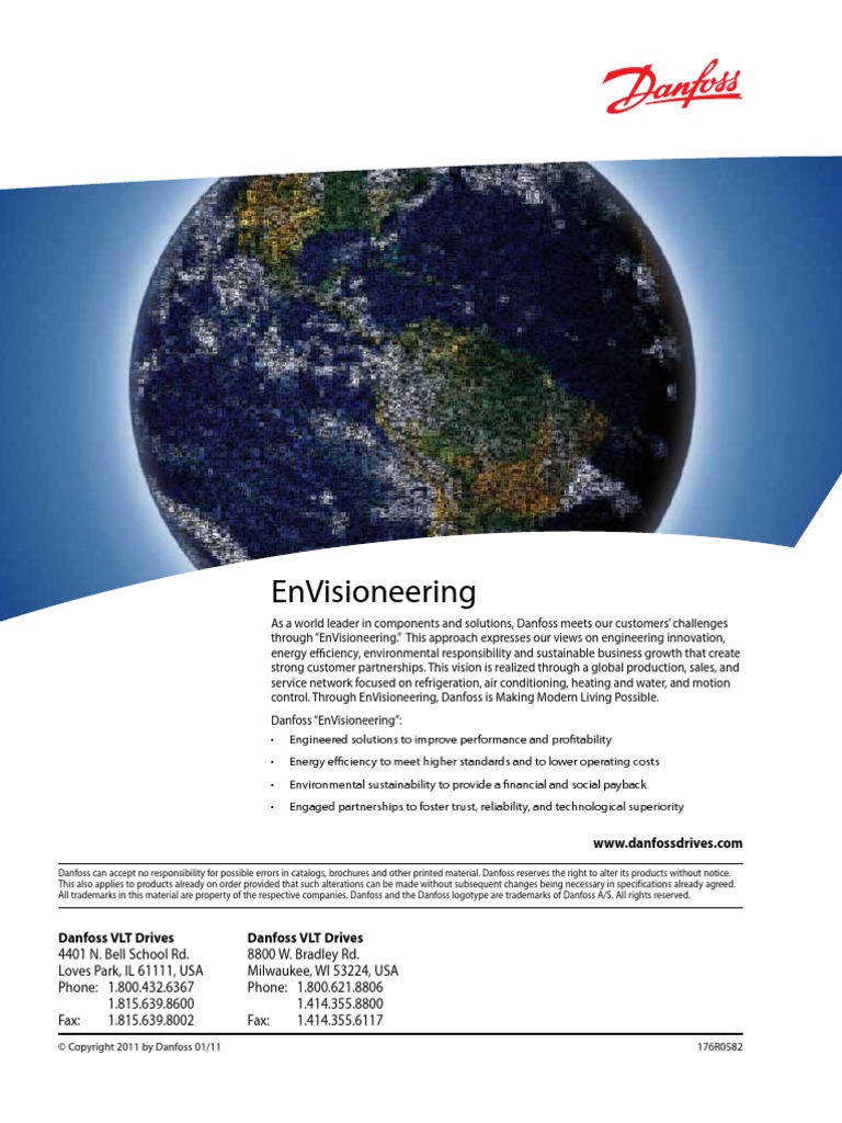 Danfos VFD Brochure | PDF | Hvac | Building Automation
