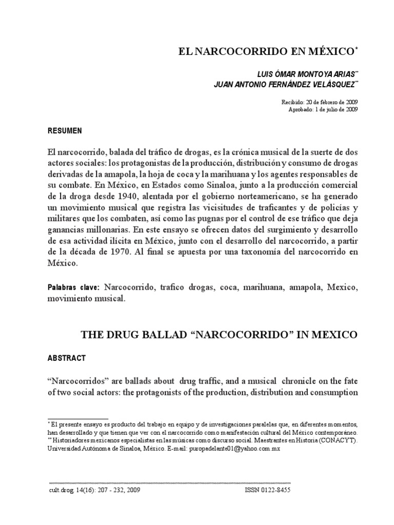 Historia del Narcocorrido en México | PDF