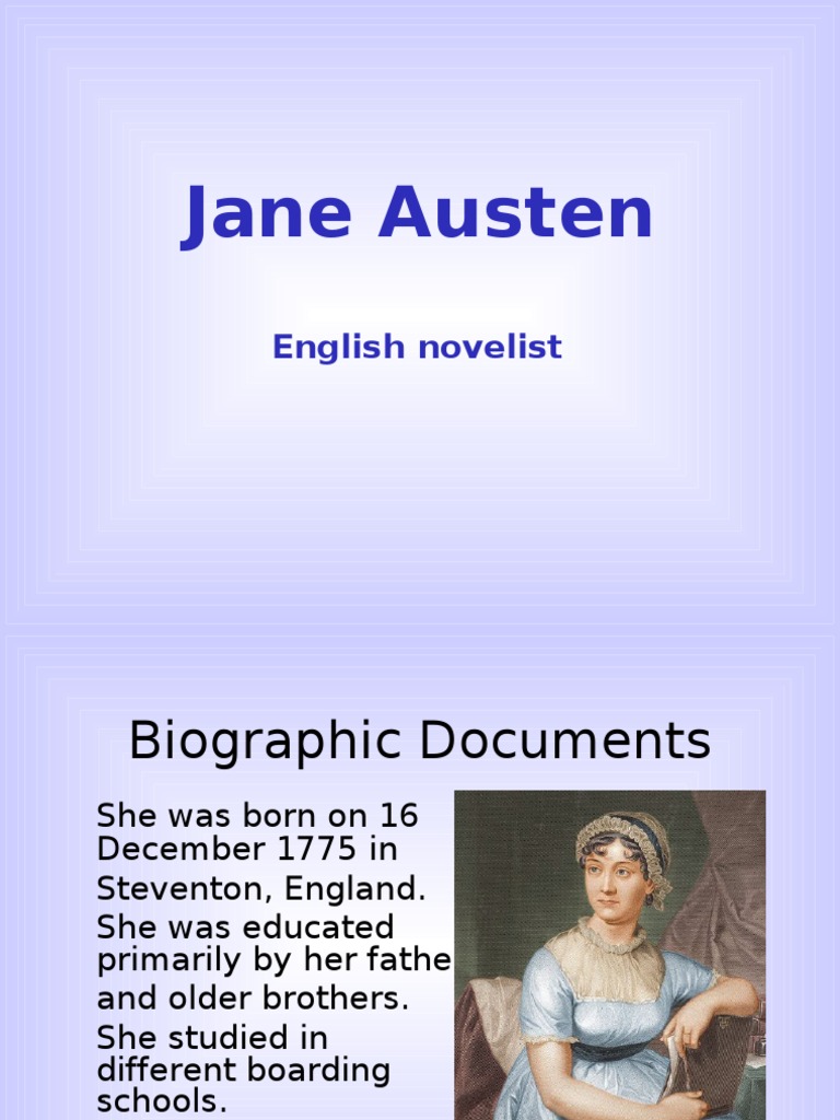 Jane Austen | PDF | Jane Austen | Pride And Prejudice