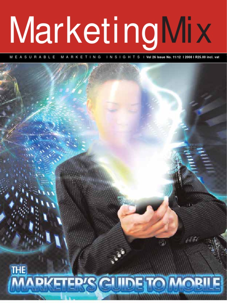 Marketing Mix Magazine Nov Dec 08 | PDF | Mobile Marketing | Advertising