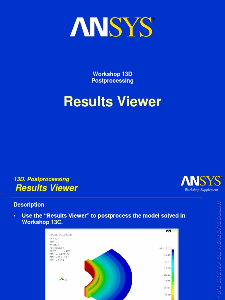 Ansys 13.0 Report Generator | PDF | Computer Engineering | Areas Of ...