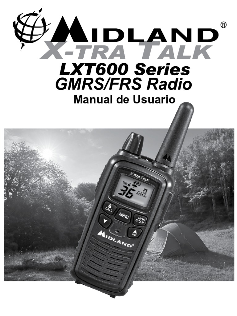 Guía de Uso Radio Midland LXT600 | PDF | Batería (electricidad ...