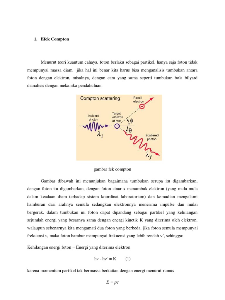 Lambda Compton | PDF | Sains & Matematika