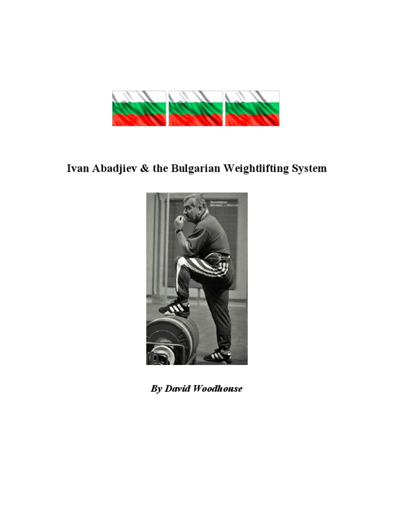 Ivana Bad Ji Ev and The Bulgarian System | PDF | Muscle Hypertrophy ...
