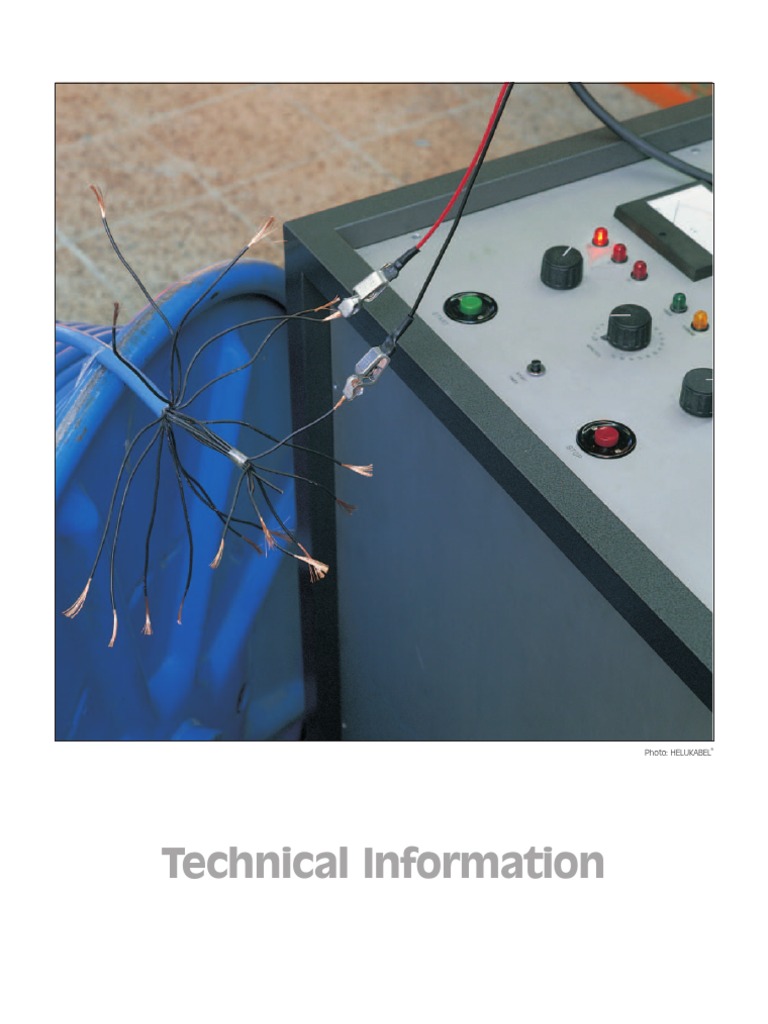 Technical Information Cabels | PDF