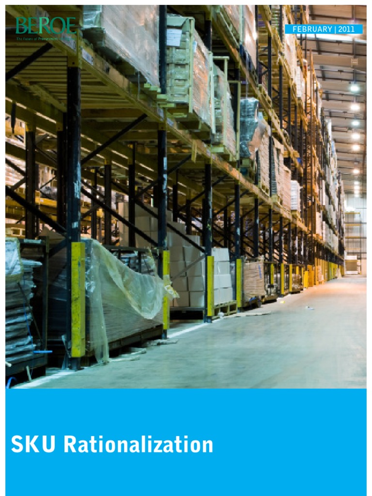 SKU Rationalization | PDF | Profit (Accounting) | Supply Chain