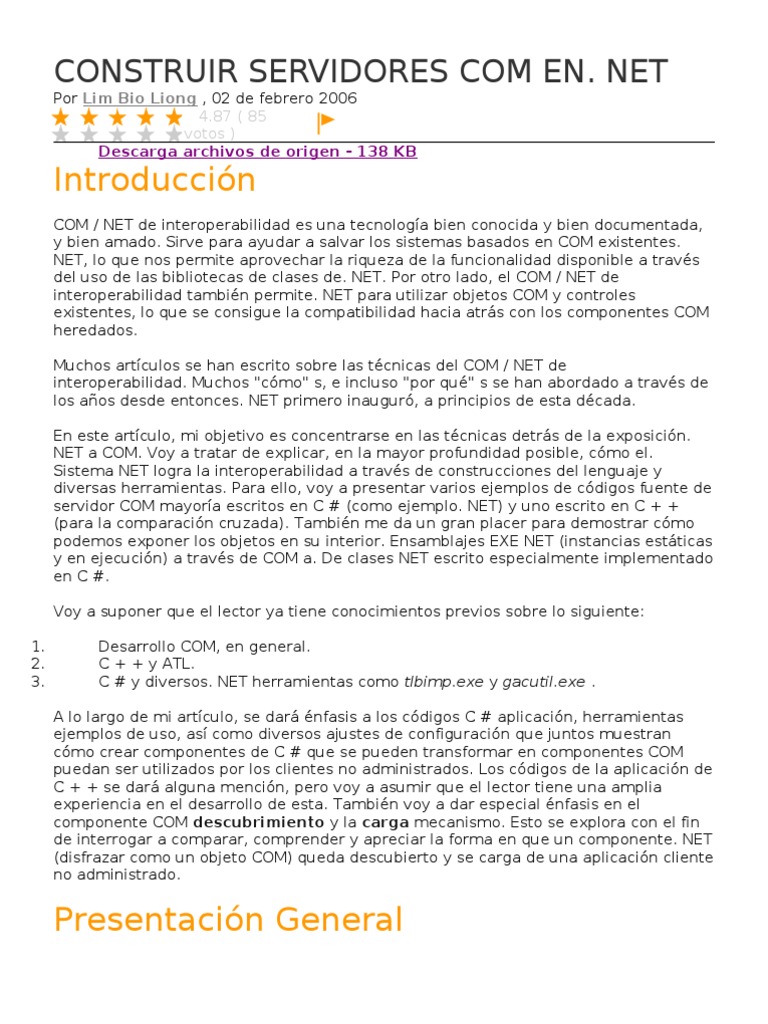 Construir Servidores Com En. Net | PDF | .NET Framework | Compilador