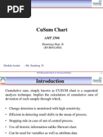 What Is A CUSUM Chart and When Should I Use One | PDF | Normal Distribution | Mean