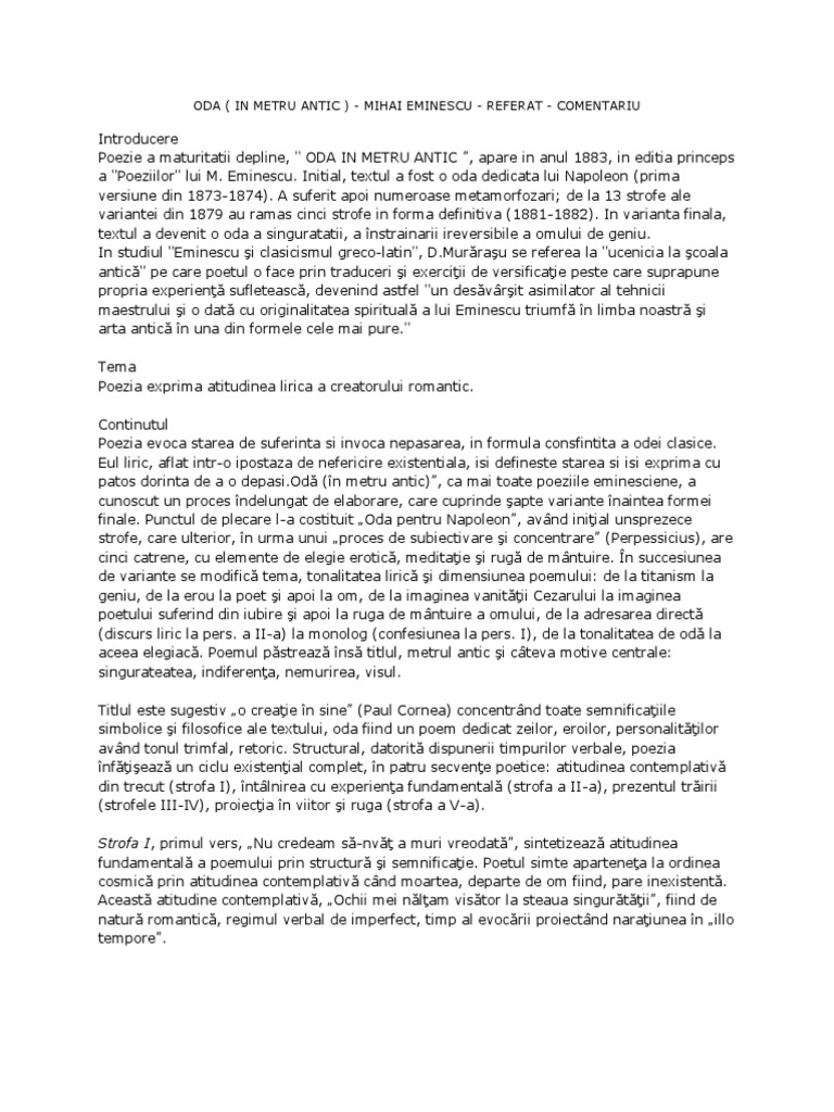 Oda in Metru Antic + Testament + Eu Nu Strivesc Corola + Riga Crypto ...