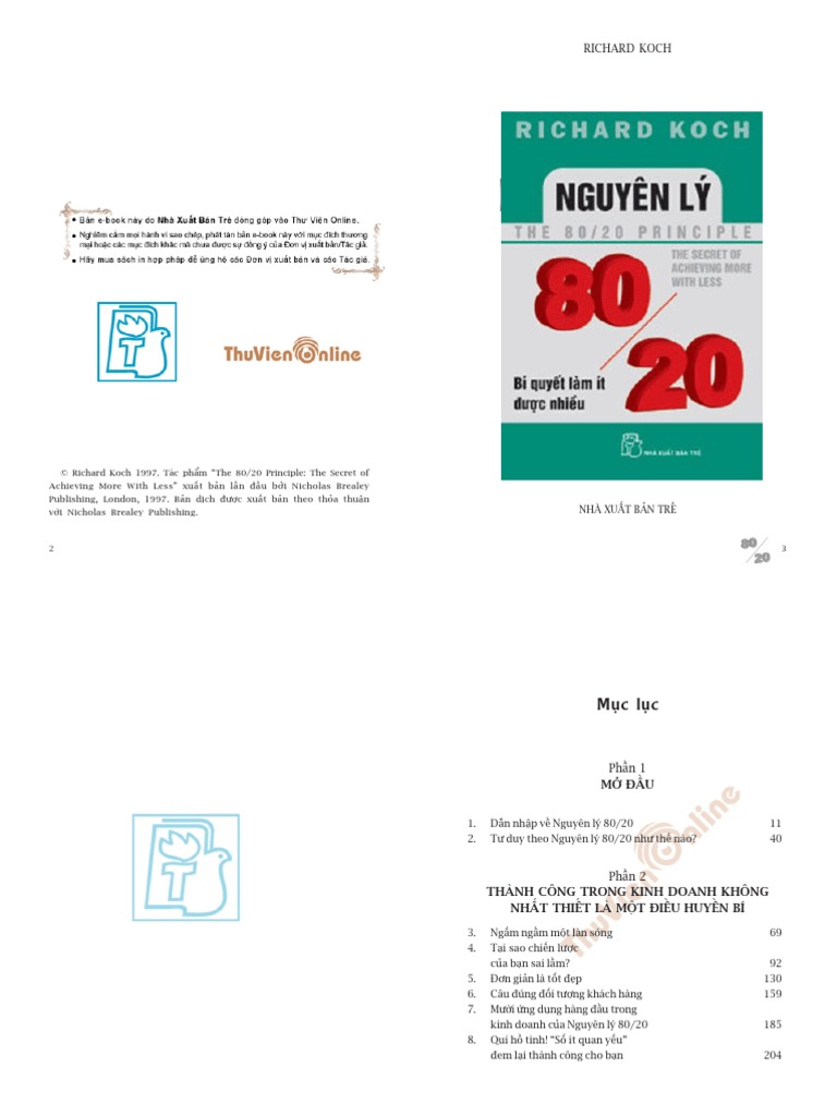 Nguyen Ly 80 20 | PDF