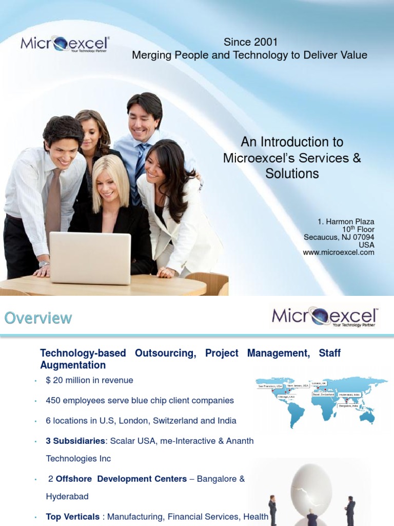 Microexcel-Corporate Overview Presentation Revised 2nd March, 2011 ...