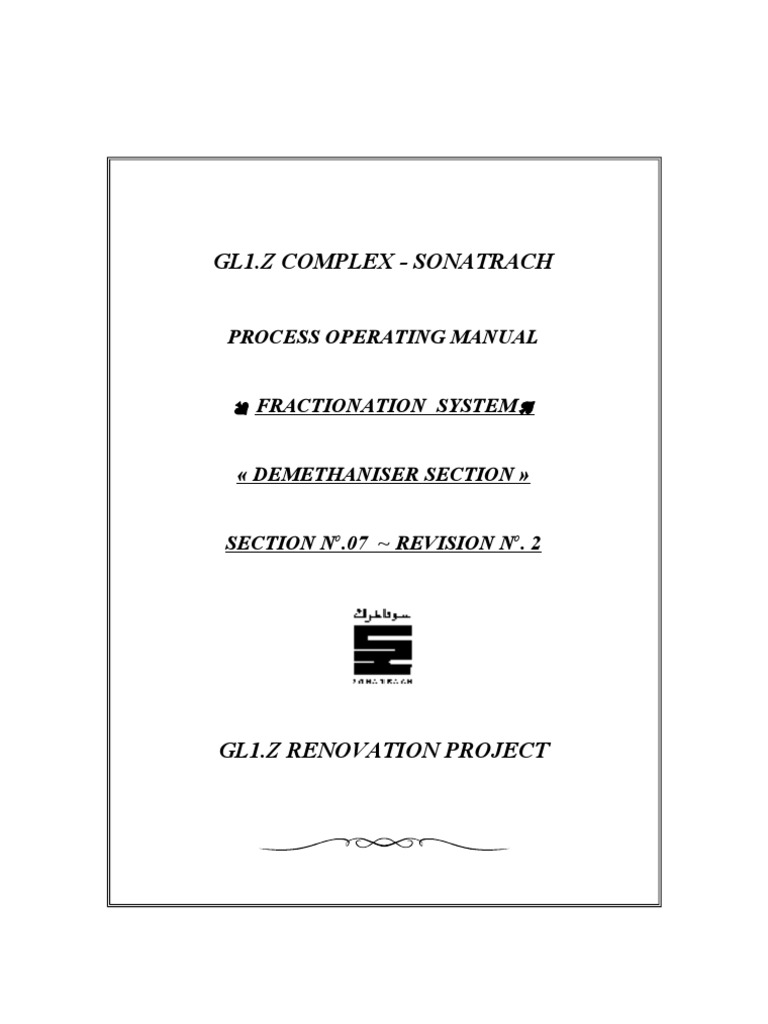 S07 Demethanizer | PDF | Valve | Propane