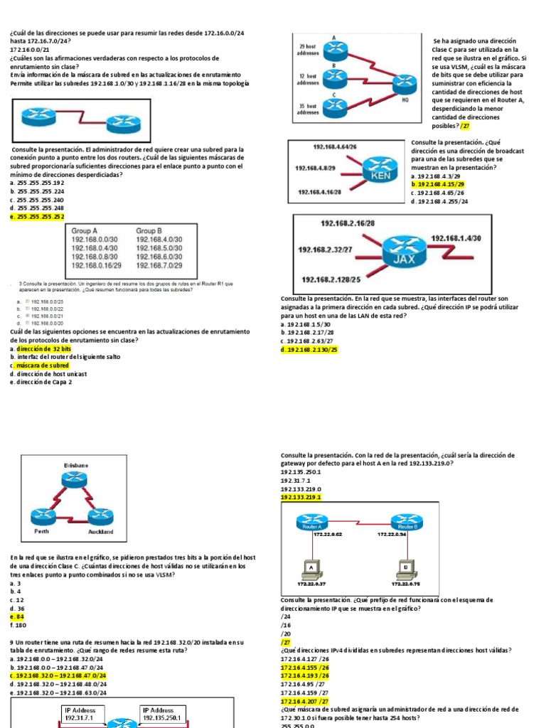 Para Redes | PDF | Dirección IP | Enrutador (Computación)