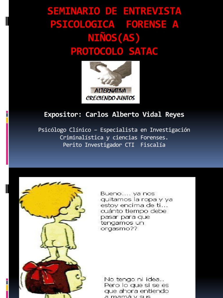 Diapositivas PROTOCOLO SATAC 1 | PDF | Desarrollo cognitivo | Sicología
