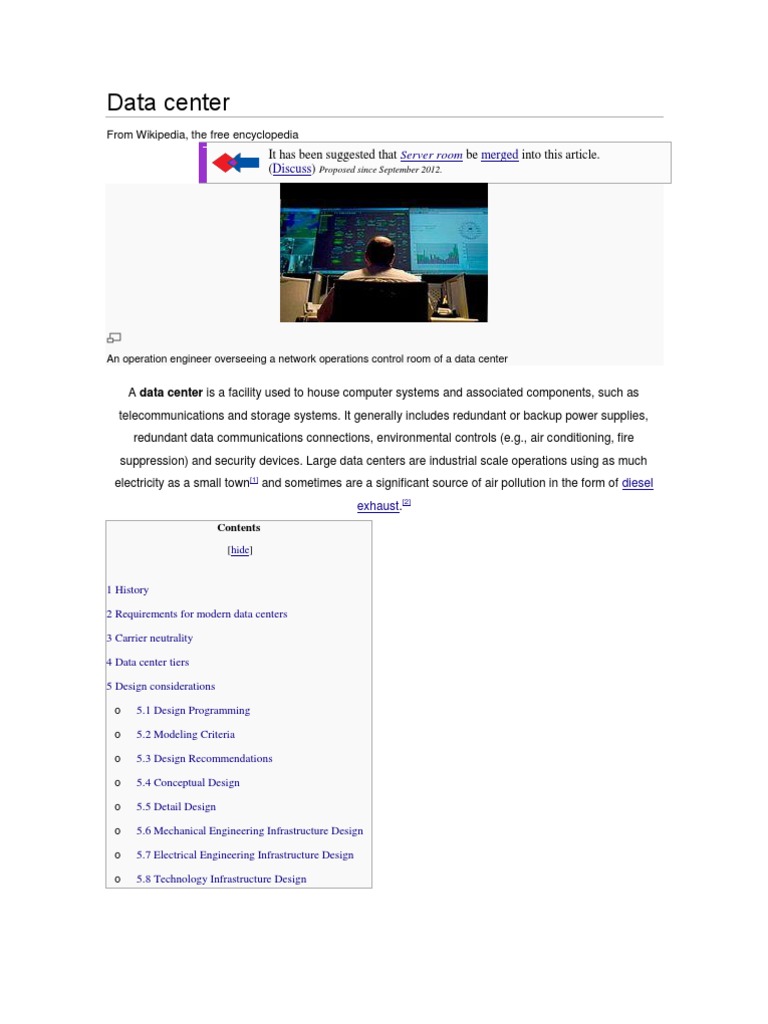 Data Center | PDF | Data Center | Computer Network