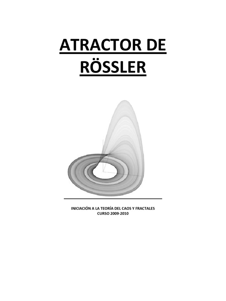 Atractor de Rösseler | PDF | Atractor | Objetos matemáticos
