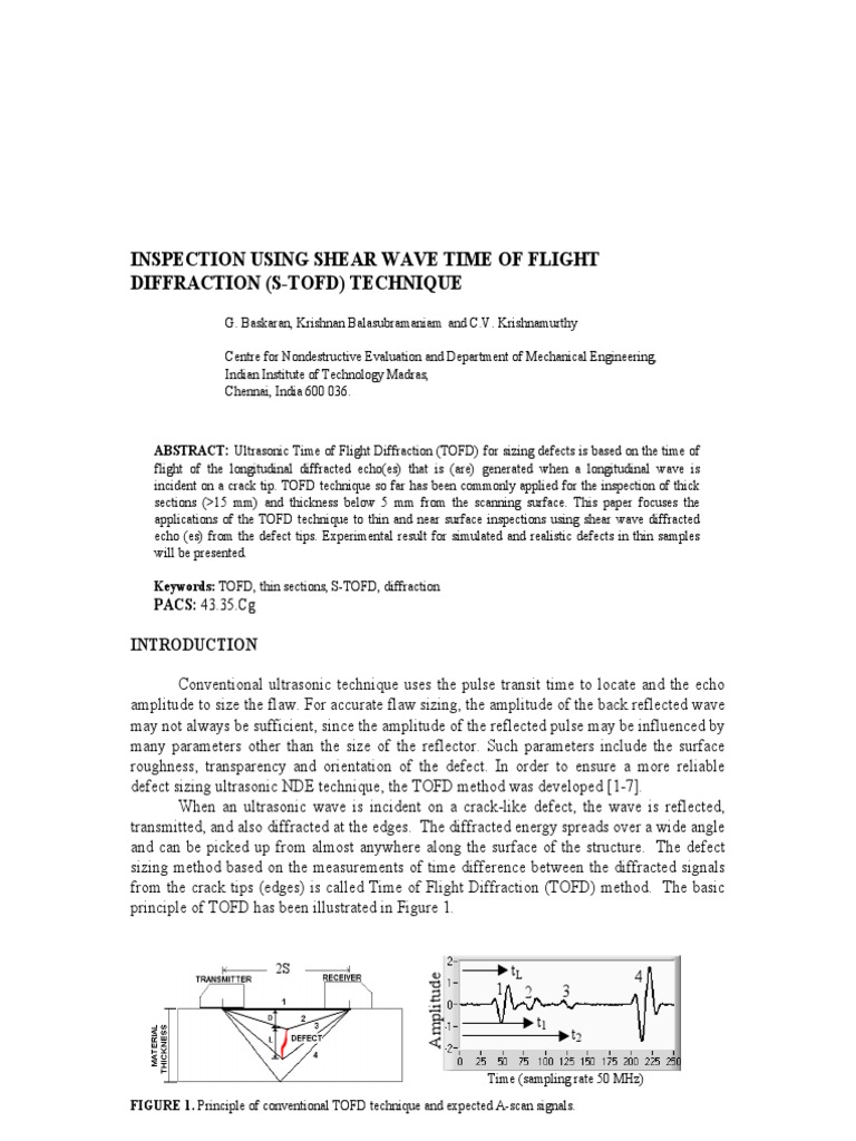 shear wave.pdf | Ultrasound | Nondestructive Testing