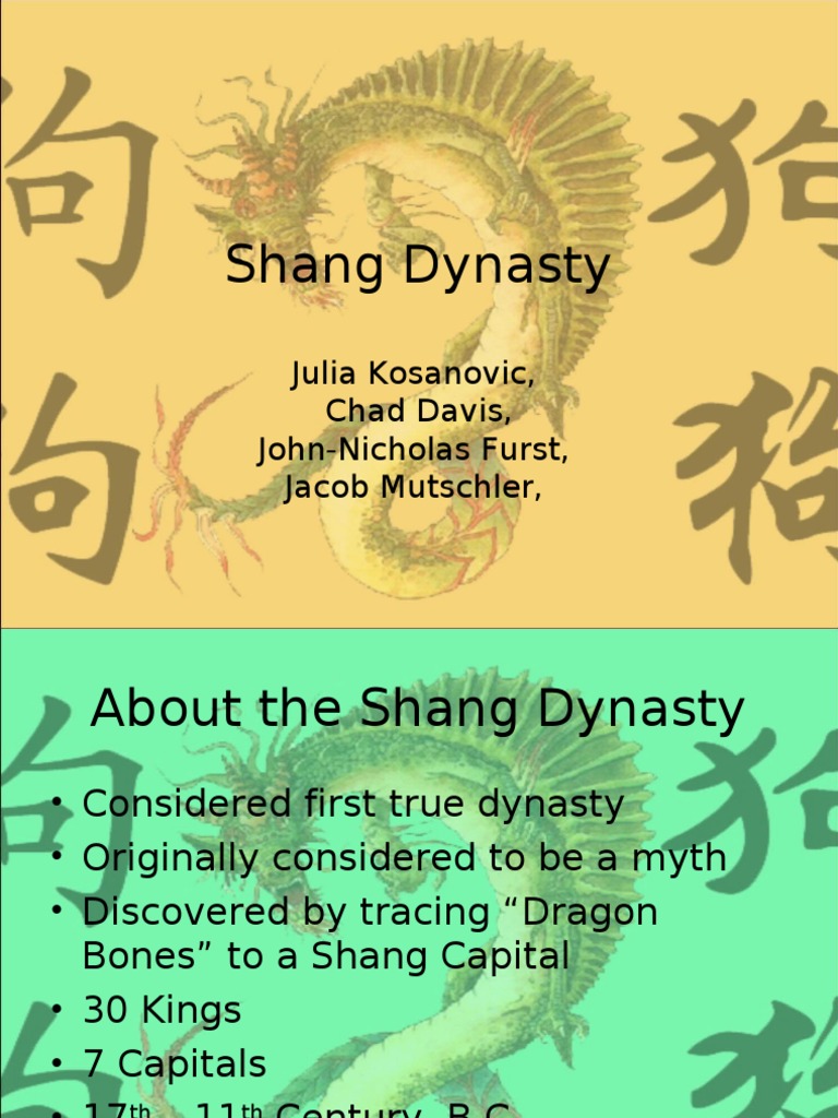 shang dynasty