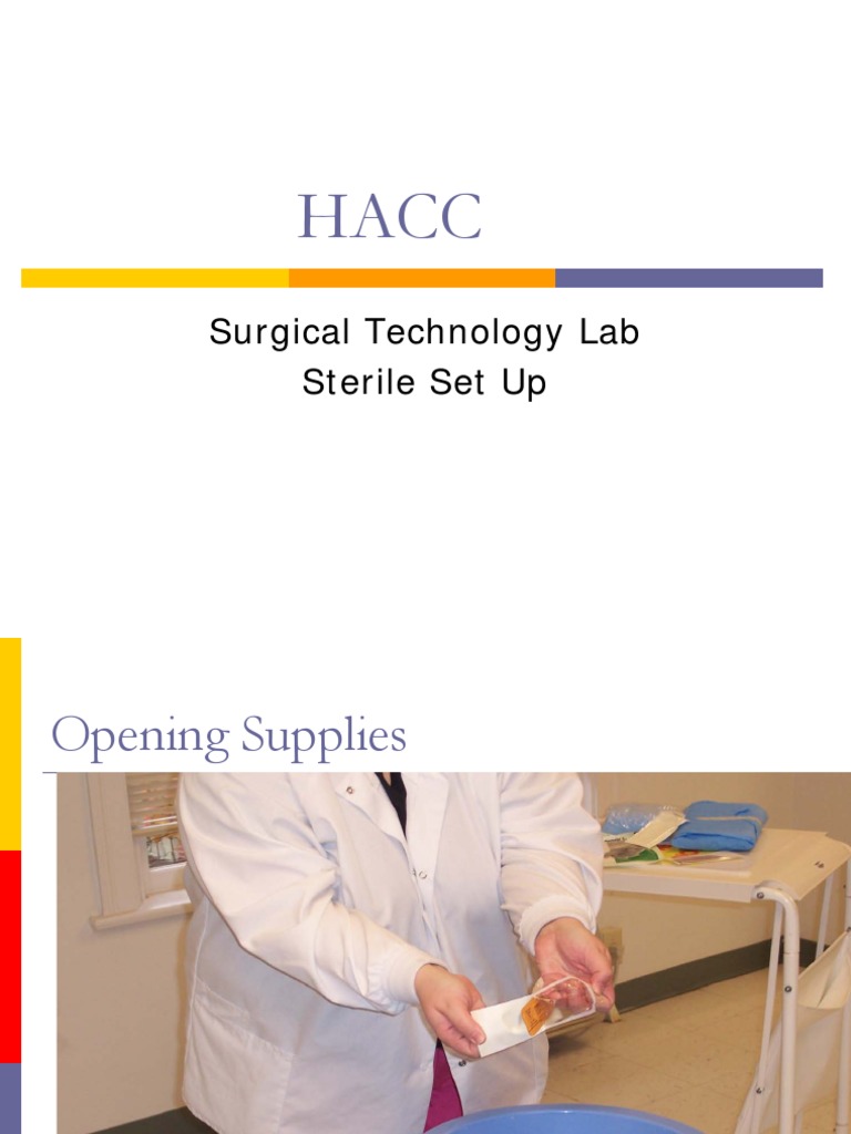 Sterile Field Setup Checklist | PDF