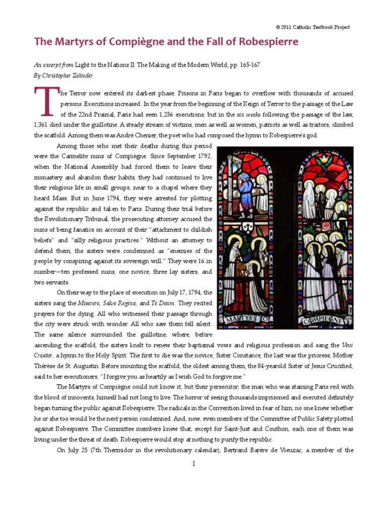 Fall of Robespierre | PDF | Maximilien Robespierre | Politics Of France