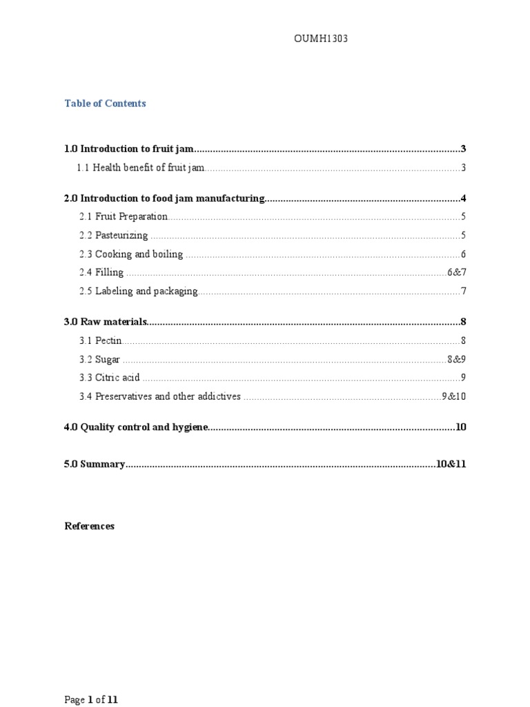 Food Jam Processing | PDF | Fruit Preserves | Foods