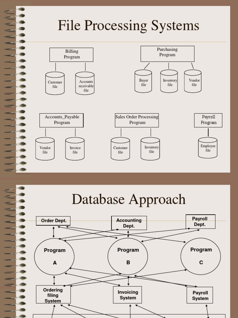 File Processing Systems: Billing Program Purchasing Program | Download Free PDF | Data Model ...