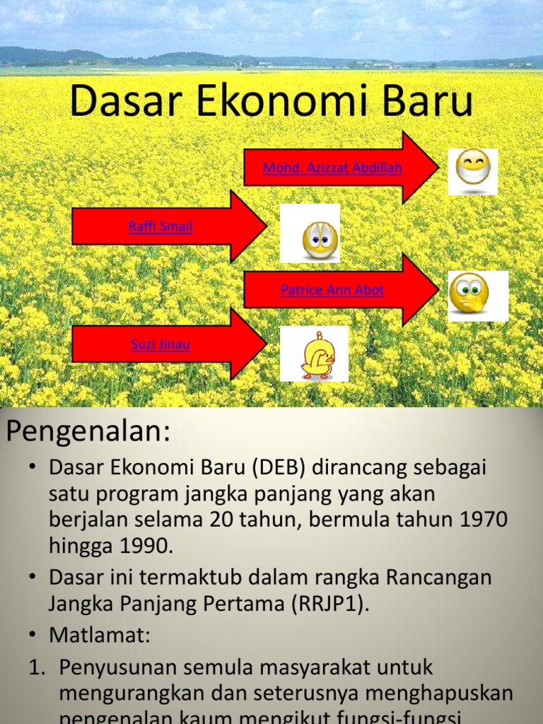 Dasar Ekonomi Baru | PDF