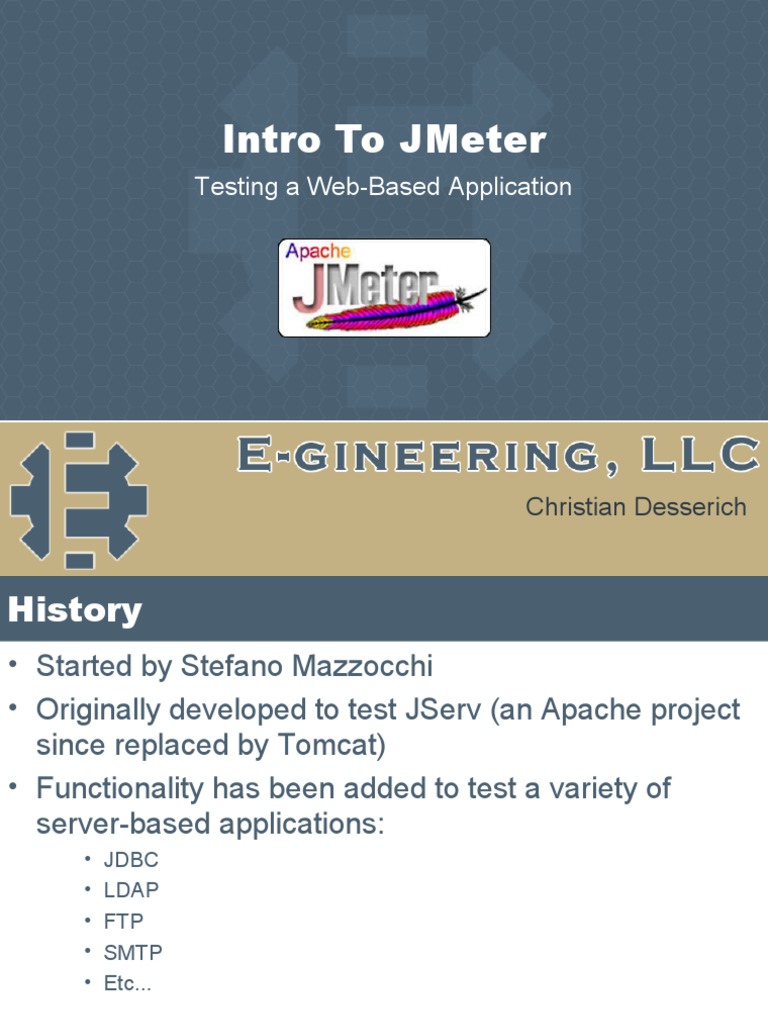 Intro To Jmeter Testing A Web Based Application Pdf Proxy Server Hypertext Transfer Protocol