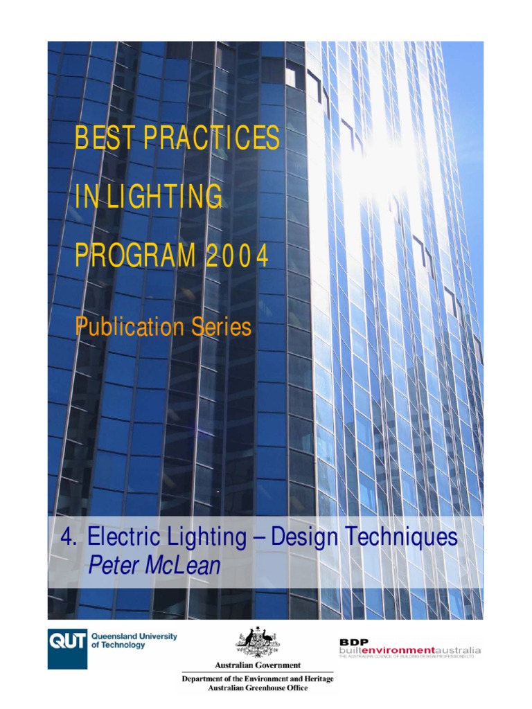 Electric Lighting Design Techniques Guide | PDF | Lighting | Color
