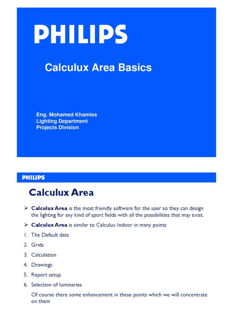 Calculux Area | PDF | Lighting | Computing