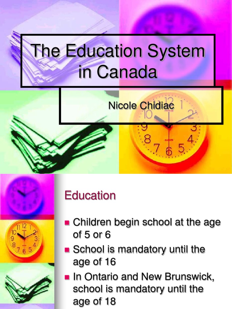 Overview of Canada's Education System | PDF | Middle Schools ...