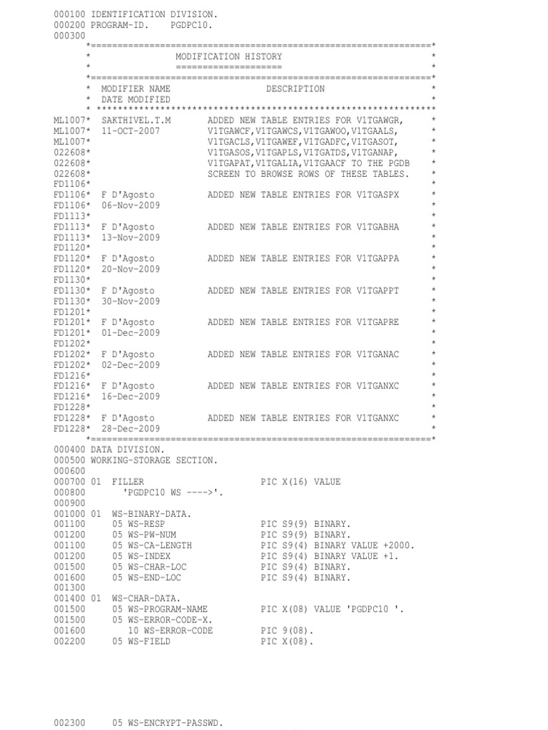 Cobol Cics | Software | Areas Of Computer Science