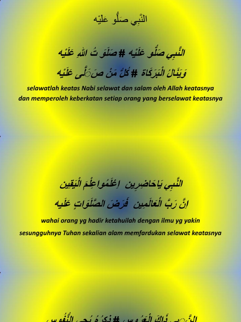 Lirik Qasidah | PDF | Keyakinan dan Doktrin Islam | Teologi Islam