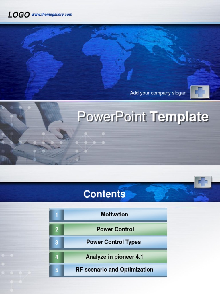 Powerpoint Template: Add Your Company Slogan | PDF | Code Division ...