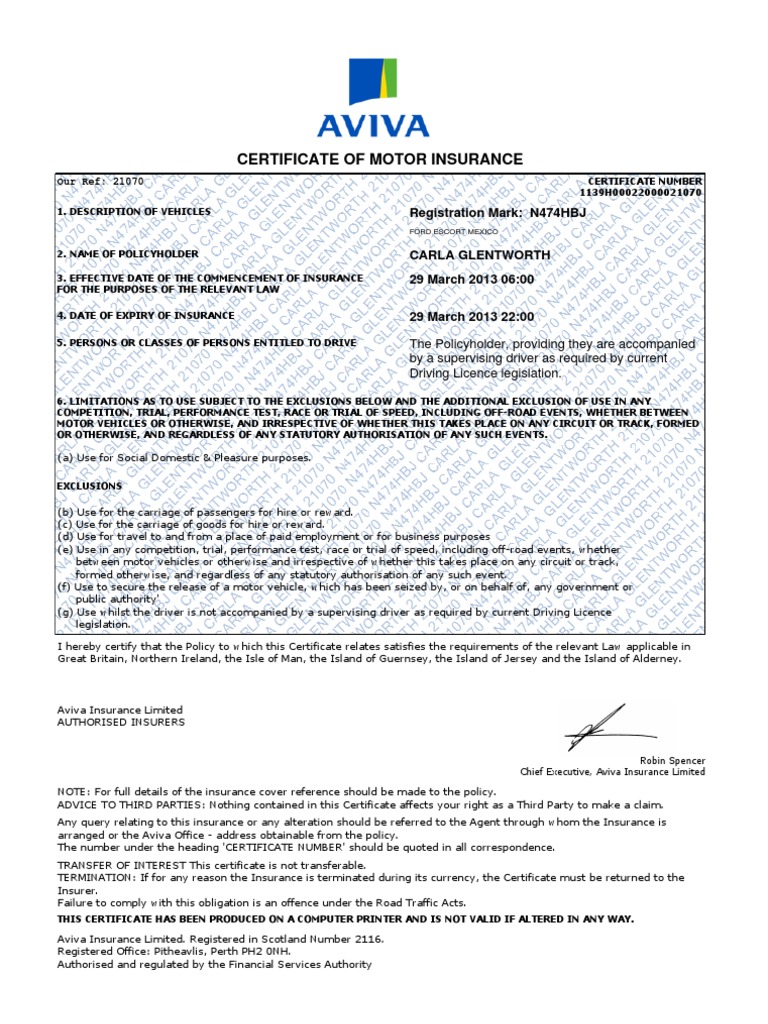 Hi 111 | PDF | Driver's License | Insurance