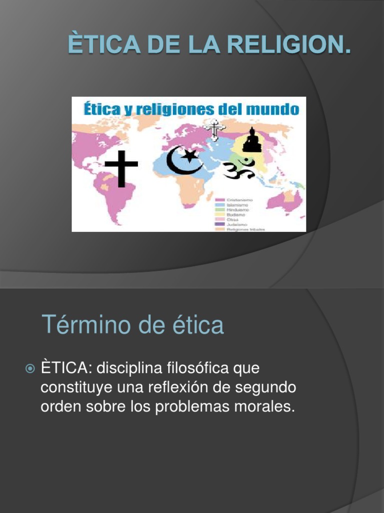 Ética y Religión: Códigos y Principios | PDF | Política