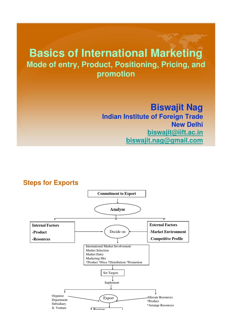 International Marketing Essentials Guide | PDF