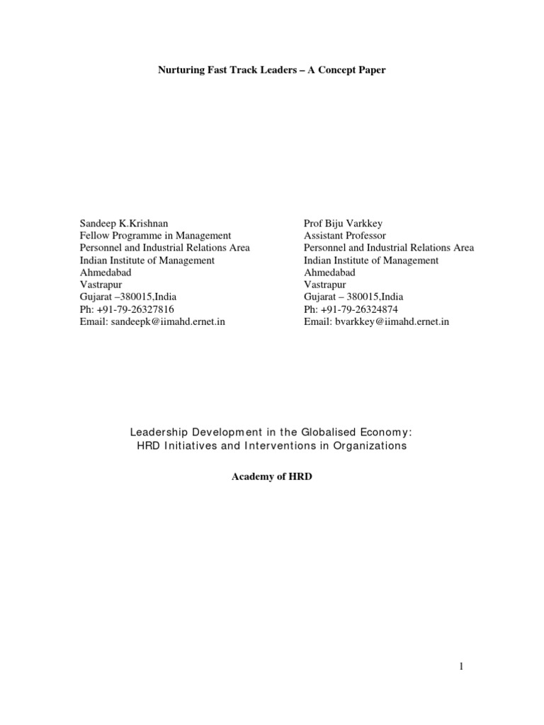 Fast Track | PDF | Competence (Human Resources) | Leadership