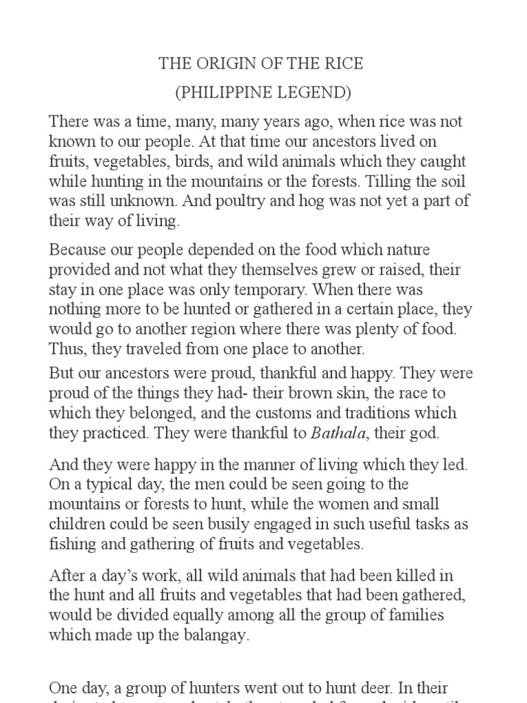 The Rice Myth | PDF | Rice | Hunting