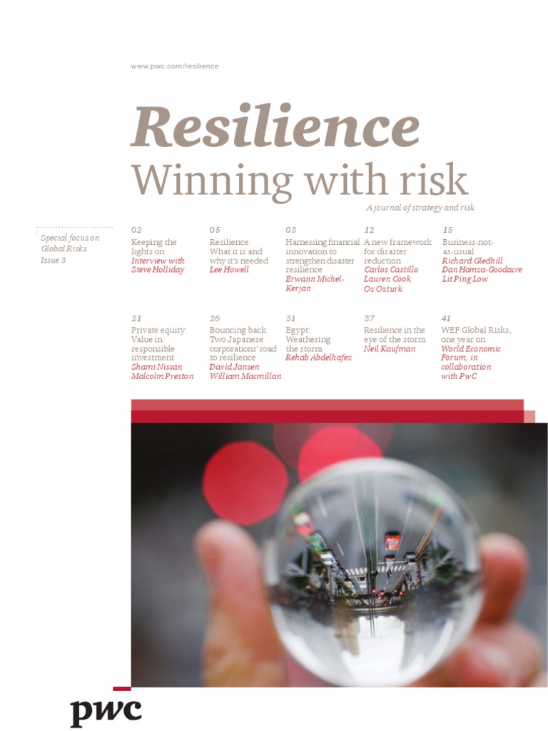 PWC Resilience Issue3 What It Is and Why Its Needed 130313123508 ...