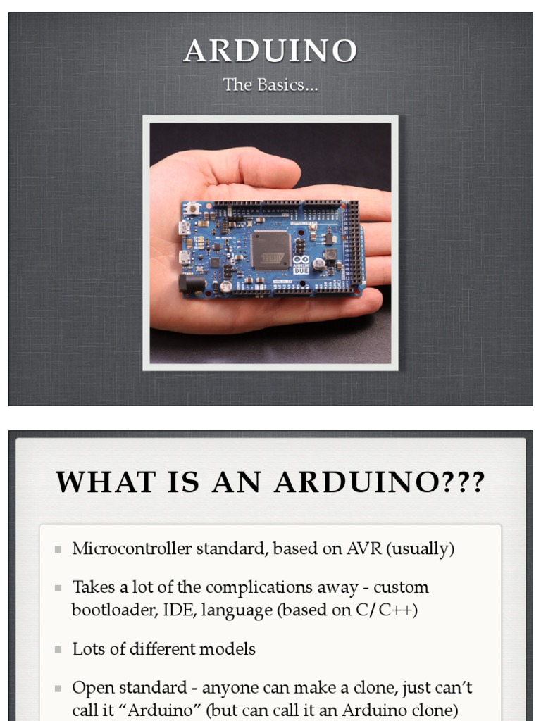 Arduino Basics Pdf Arduino Classes Of Computers 