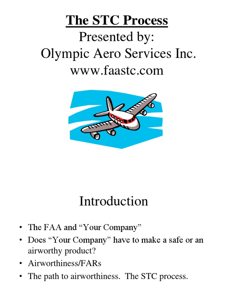 The STC Process | PDF | Aeronautics | Industries
