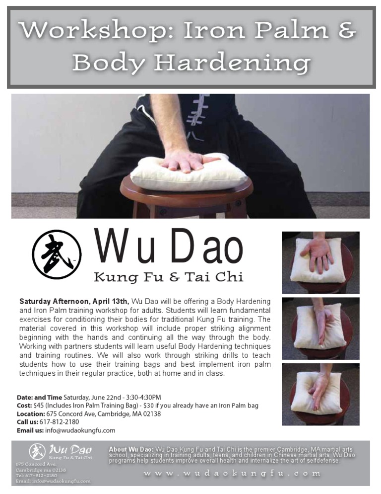 Iron Palm & Body Hardening Workshop | PDF | Career & Growth