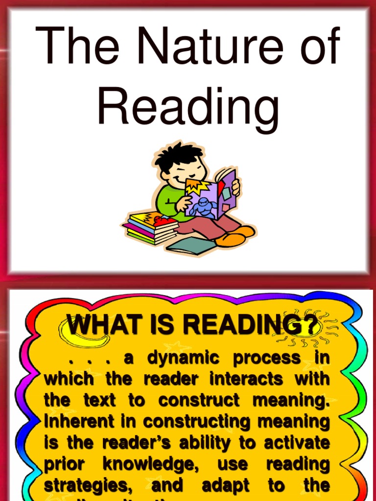 The Nature of Reading2003 | Reading Comprehension | Reading (Process)