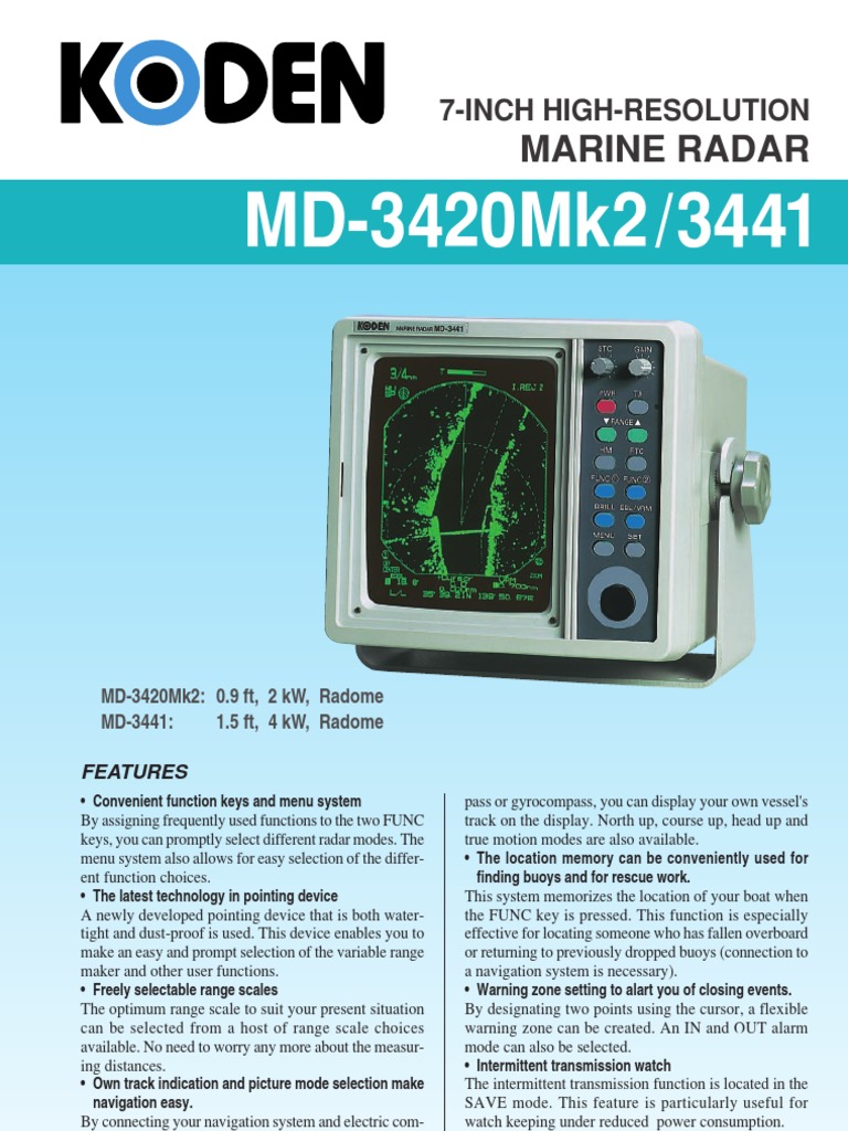 Marine Radar Koden | PDF | Radar | Compass