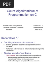 Cours Algorithmique Complet | PDF | Programmation | Programme informatique