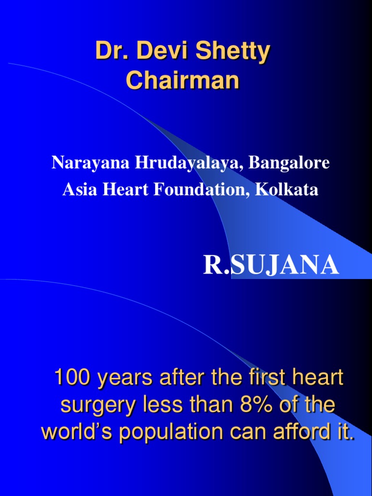 Devi Shetty | PDF | Telemedicine | Service Industries
