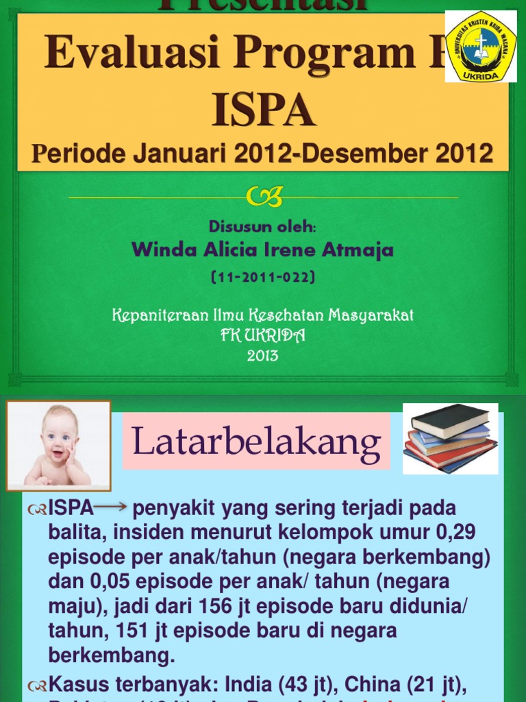 Presentasi Evrog Winda Alicia Irene Atmaja (11-2011-022) UJIAN | PDF