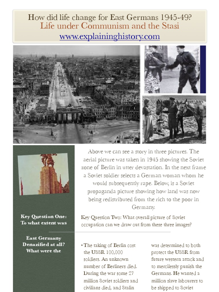 Life Under The Stasi | PDF | East Germany | Nazi Germany